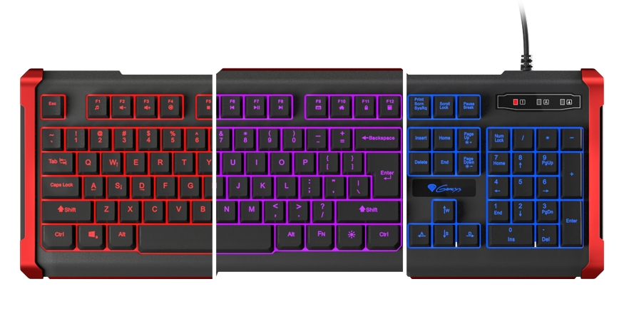 Клавиатура GENESIS Gaming Keyboard Rhod 410 Backlight Us Layout ...