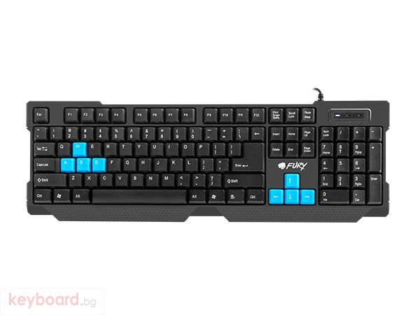 Клавиатура FURY Gaming keyboard, Hornet US layout - keyboard.bg