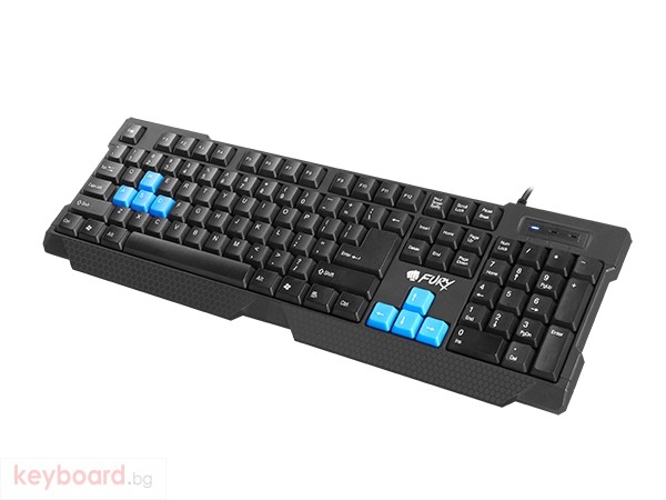 Клавиатура FURY Gaming keyboard, Hornet US layout - keyboard.bg