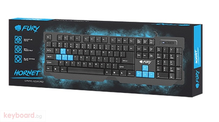 Клавиатура FURY Gaming keyboard, Hornet US layout - keyboard.bg