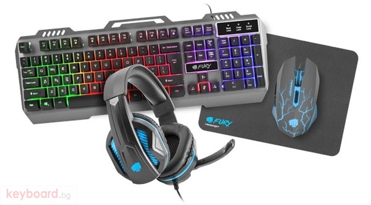 Клавиатура FURY Gaming combo set 4in1