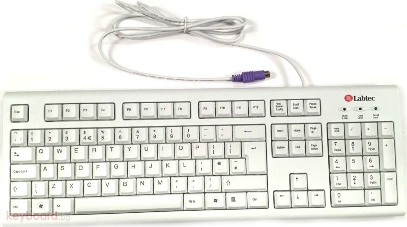 Клавиатура Labtec White Keyboard Plus Кирилизиран