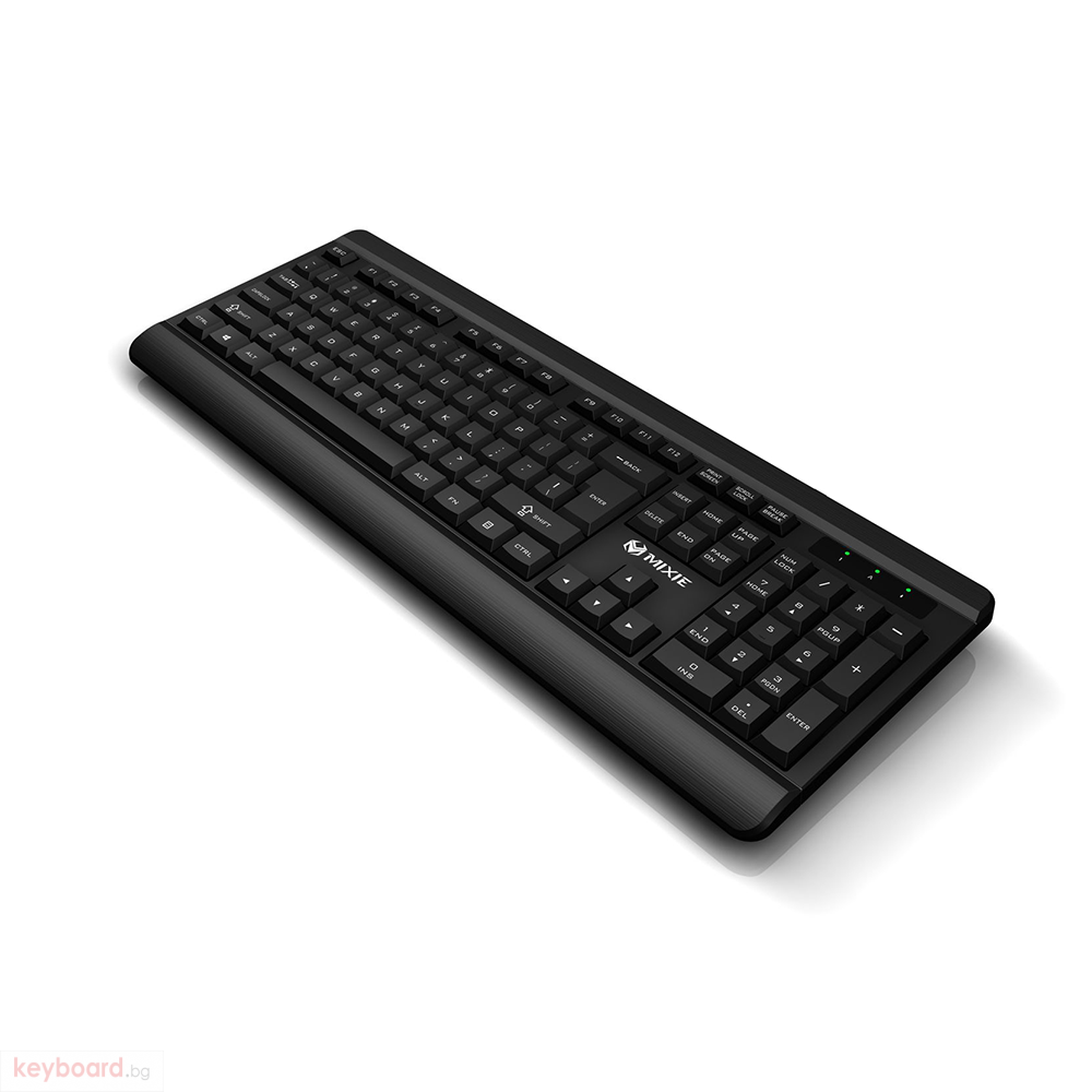 Комплект мишка и клавиатура Mixie MT-4100, Безжични, Черен - 6141