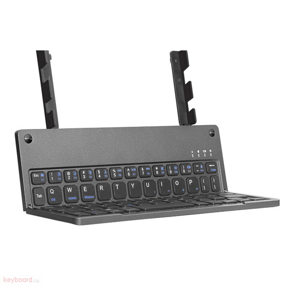 Клавиатура No brand B048, Сгъваема, Bluetooth, Черен - 6175