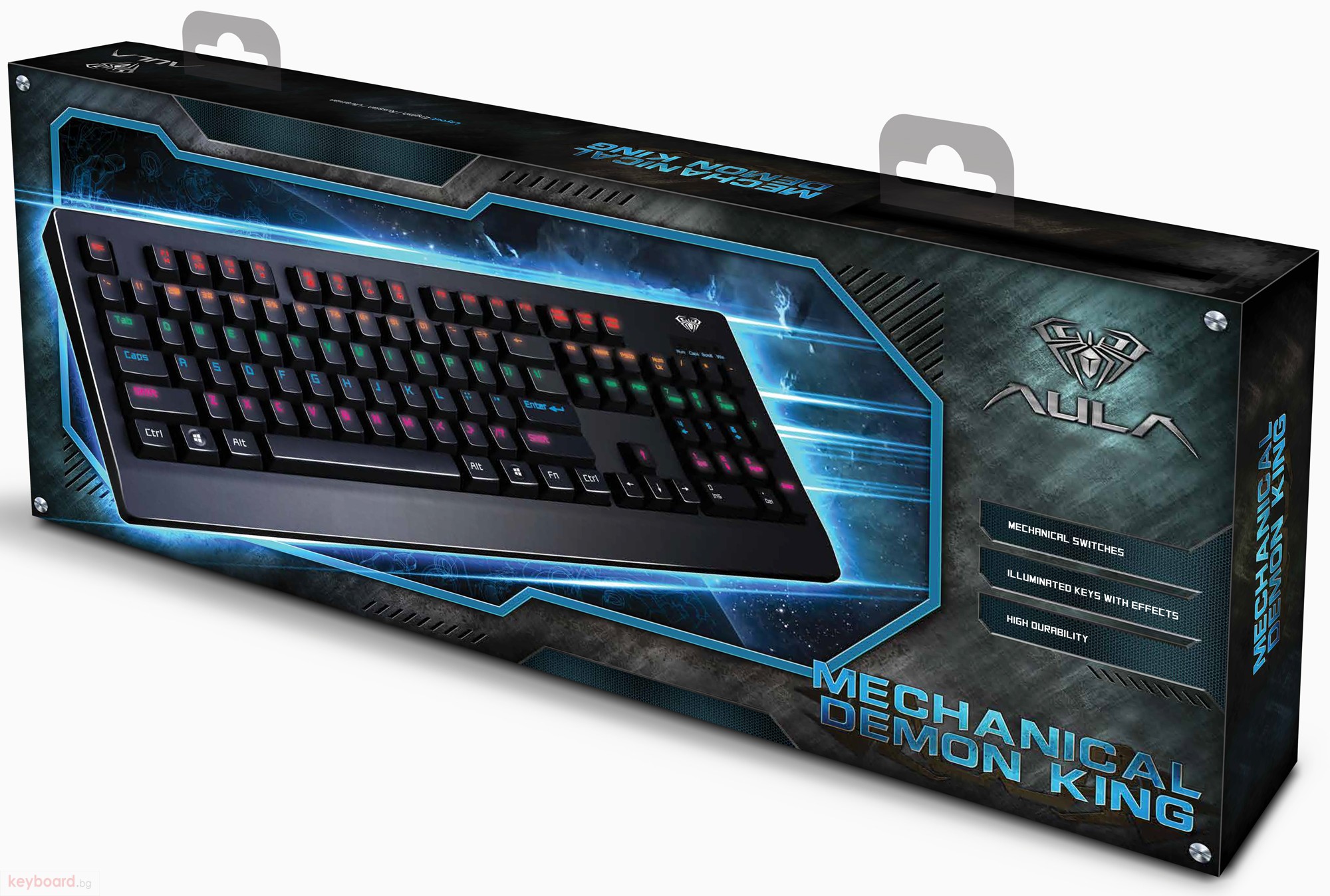 Клавиатура AULA Mechanical Demon King Wired Keyboard EN