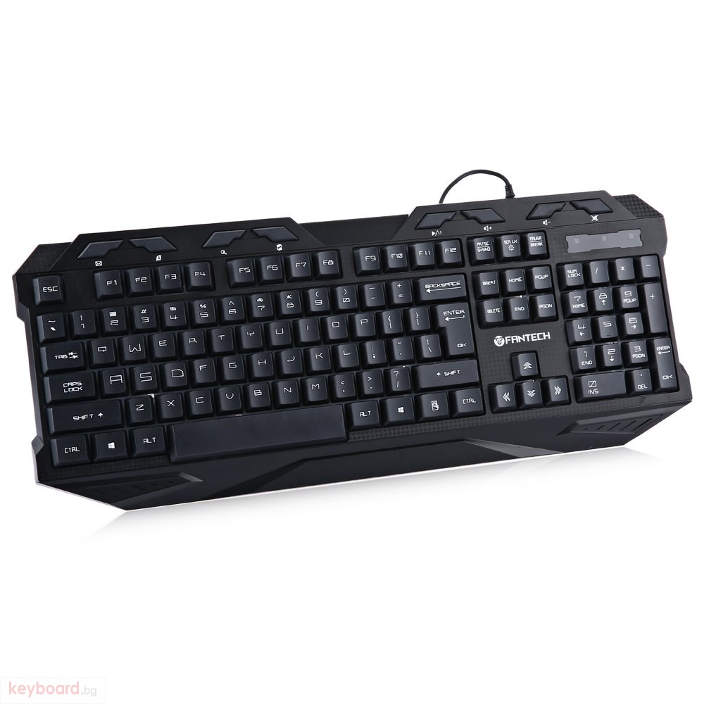 Геймърска клавиатура FanTech K10, Черен