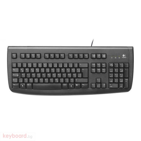 Logitech Deluxe 250 keyboard PS/2, EN+BG Black , черни БДС
