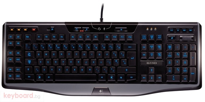 Logitech G110 Gaming Keyboard, US Int'l layouts