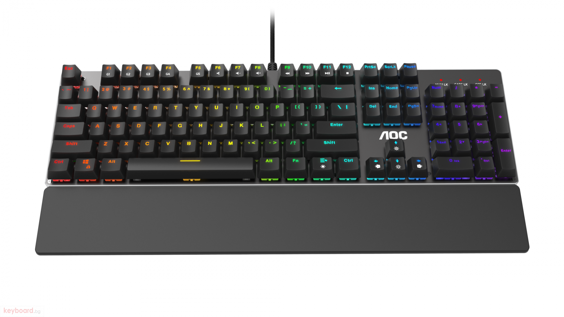 Клавиатура Gaming Keyboard AOC GK500 - Outemu Red - US Int.