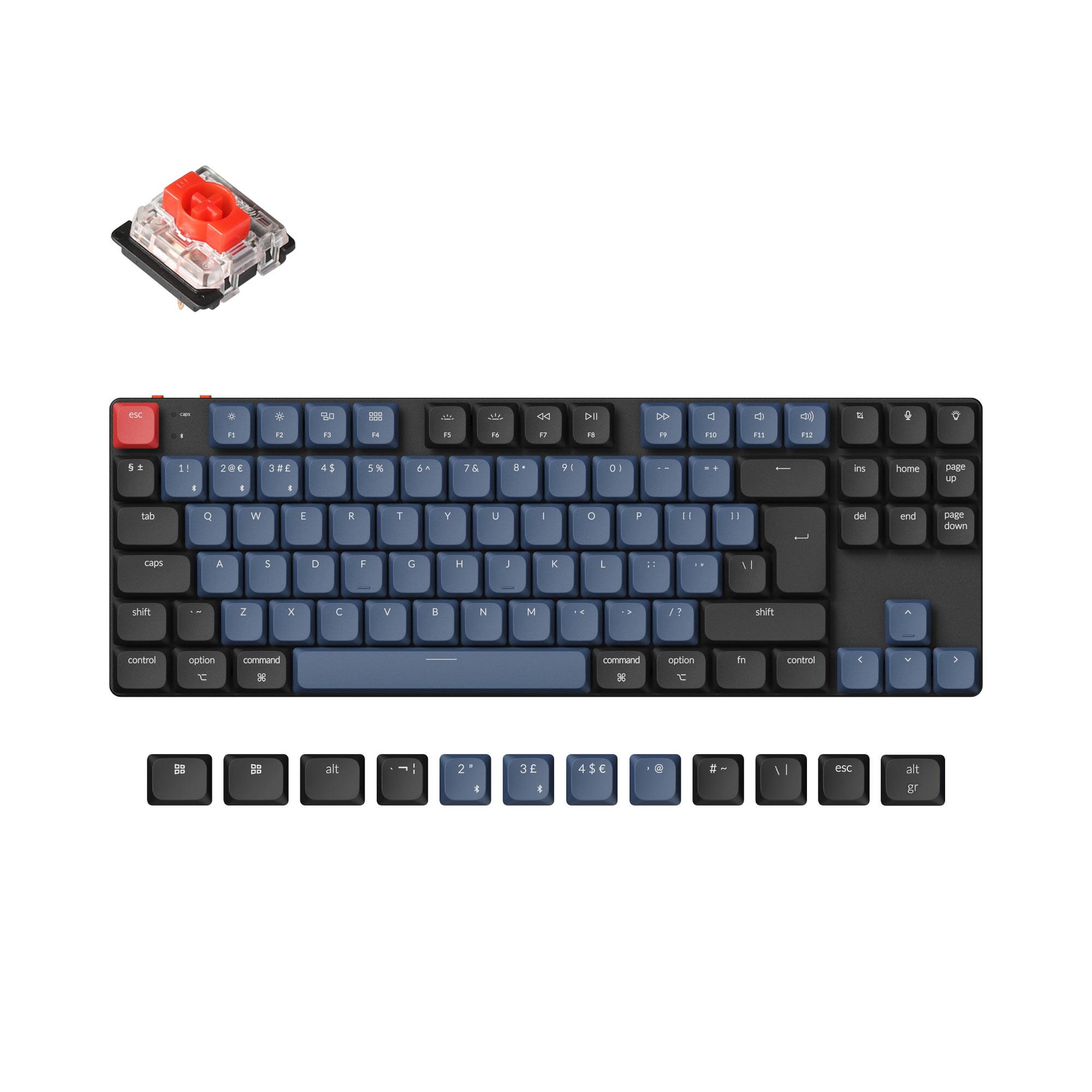 Механична клавиатура Keychron K1 Pro QMK/VIA TKL - Wireless, UK Layout ...